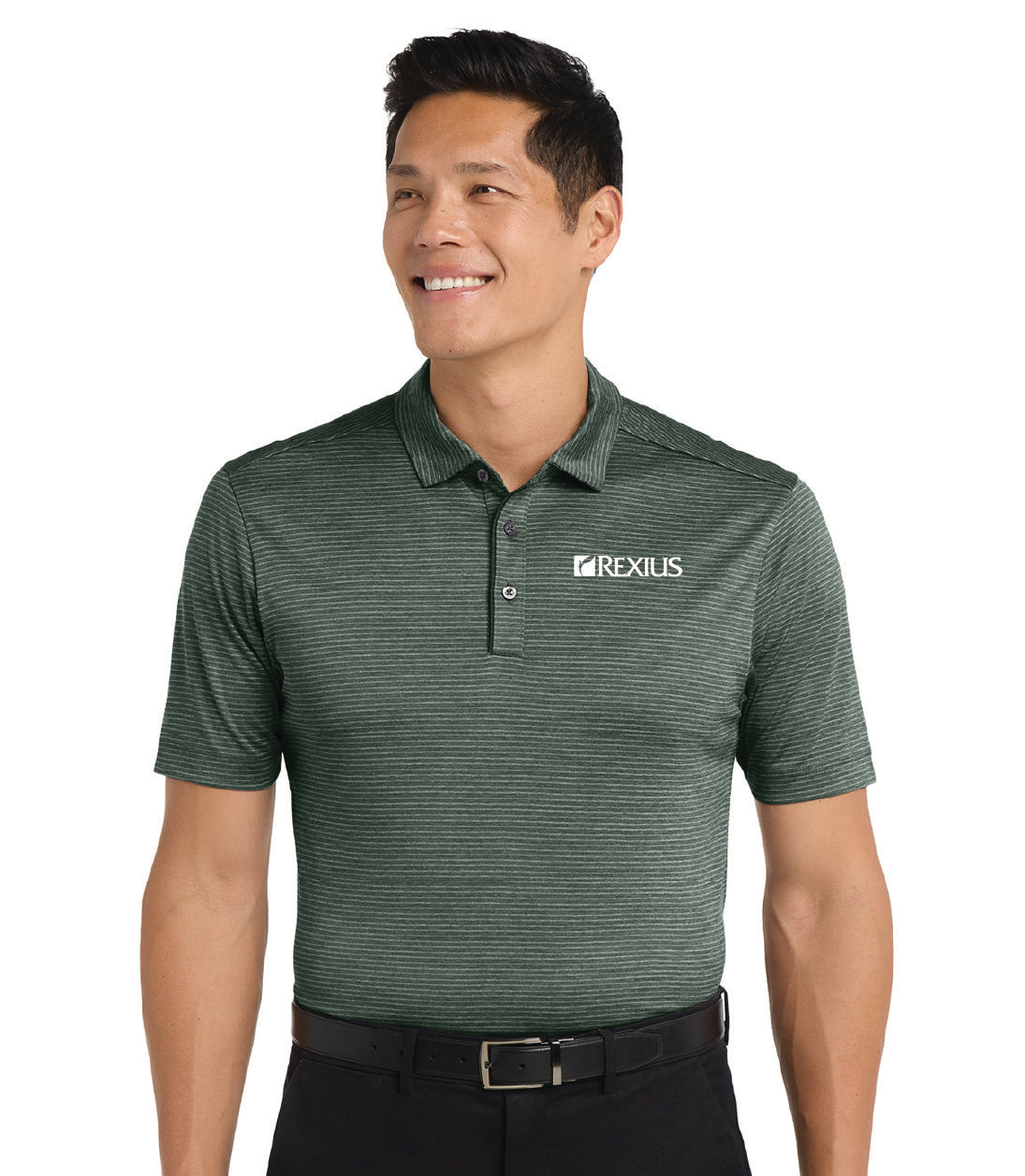 Rexius Port Authority Shadow Stripe Polo